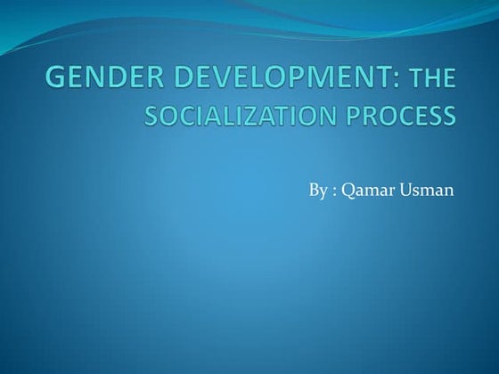Theories of gender | PDF