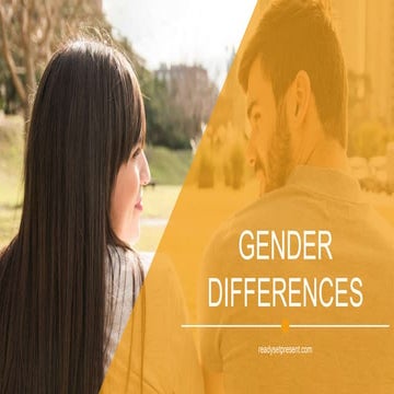 Gender Differences (Comprehensive) PowerPoint Presentation 170 slides ...