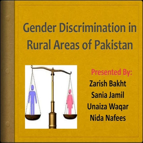 Gender discrimination | PPT
