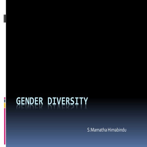 Gender diversity | PPTX