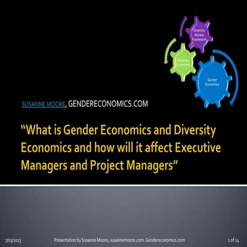 Gender economics slide pack | PPTX