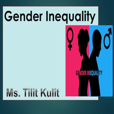 Gender equality | PPTX