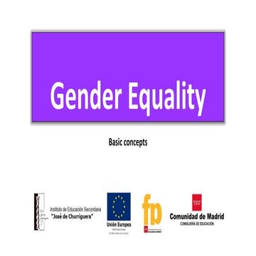 Gender equality | PPT