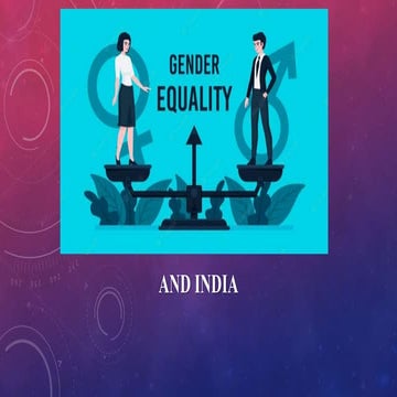 Gender Equality and India.pptx