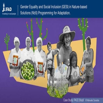 Gender Equality and Social Inclusion in Nature-based Solutions ...