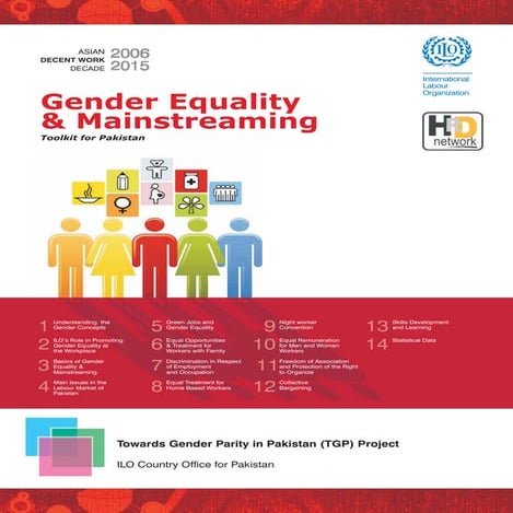 Gender equality & mainstreaming toolkit for Pakistan ILO & HRDN | PDF ...