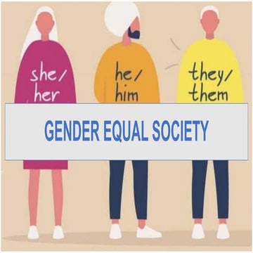 Gender equal society | PPT