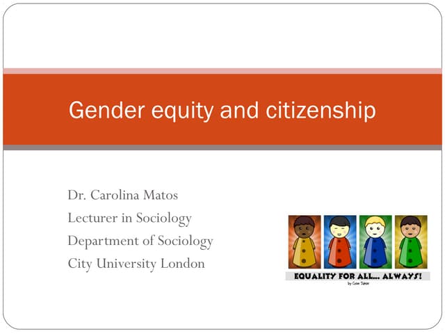 Gender and social development | PPT