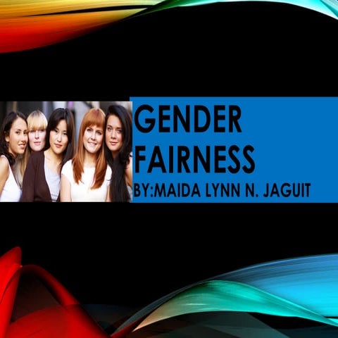 Gender fairness | PPT
