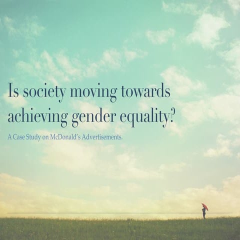 Gender in adverts. | PPT