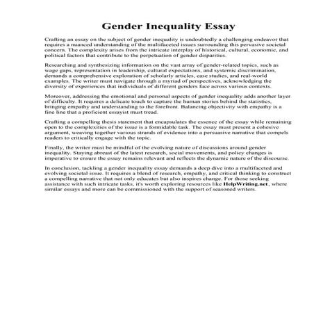 Gender Inequality Essay.pdf