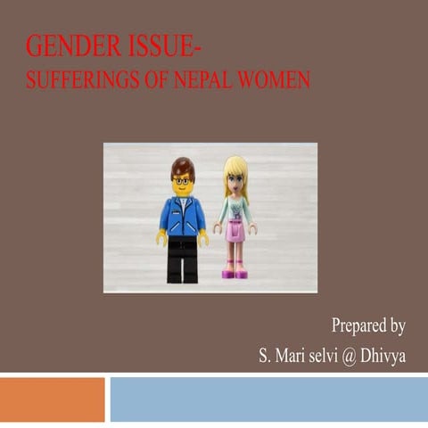 Gender issue | PPTX | Reproductive Health | Diseases and Conditions