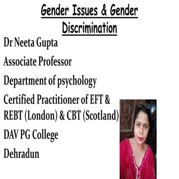 Gender Issues | PPT