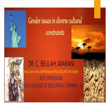 Gender issues culture | PPT