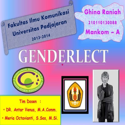 Genderlect Theory | PPTX