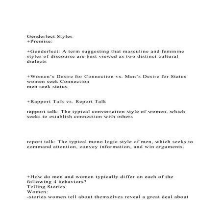 Genderlect styles | PPTX