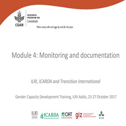 Module 4: Monitoring and documentation | PPTX