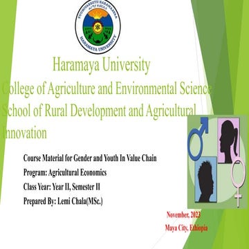 Gender Sensitivity | PPTX