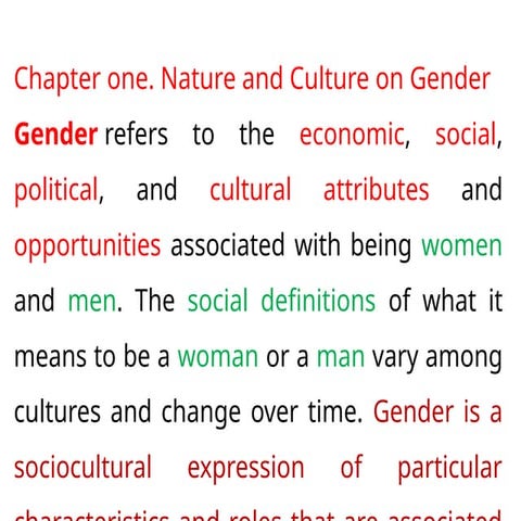 GENDER AND DEVELOPMENT | PPTX