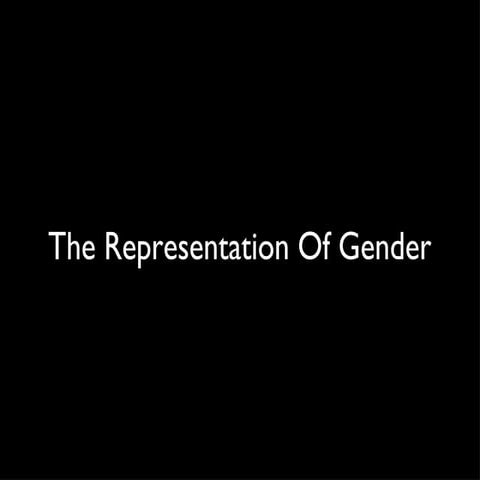 Gender representation | PPT