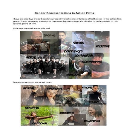 Gender representations in films | ODT