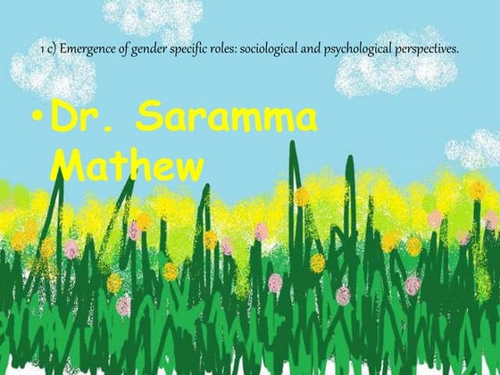 Introduction to gender concepts | PPT