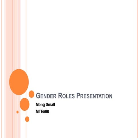 Gender role presentation | PPT