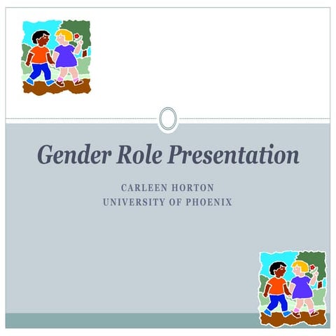 Gender role presentation | PPTX | Parenting Babies and Toddlers | Parenting