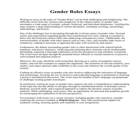 Gender Roles Essays.pdf