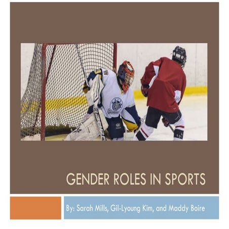 Gender Roles In Sports | PDF