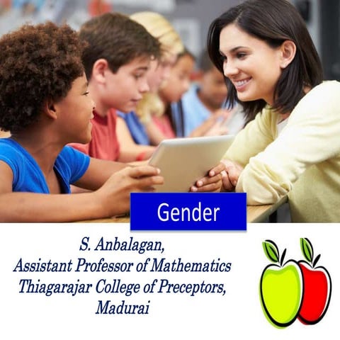 GENDER SCHOOL AND SOCIETY | PPTX
