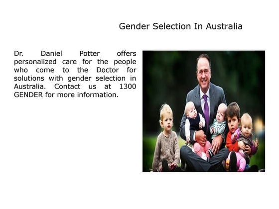 Gender selection | PPTX | Reproductive Health | Diseases and Conditions