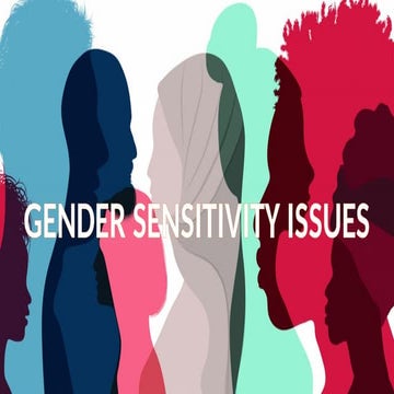 Gender Sensitivity Issues and Inequality | PPTX