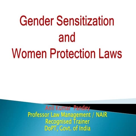 Gender Sensitisation at work place .pptx