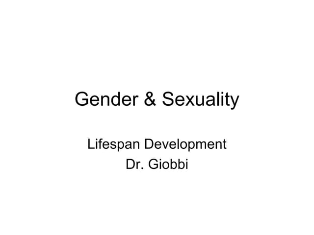 Lets Talk About Sexuality And Gender