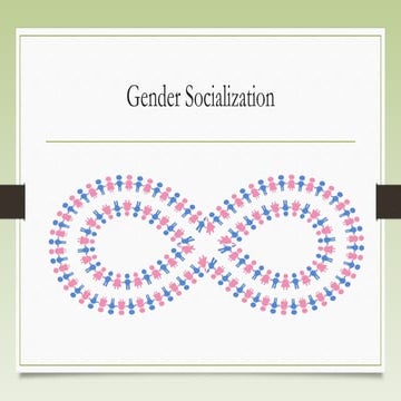 Gender socialization | PPTX