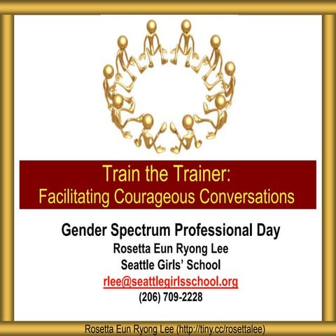 Gender Spectrum Train the Trainer | PPTX