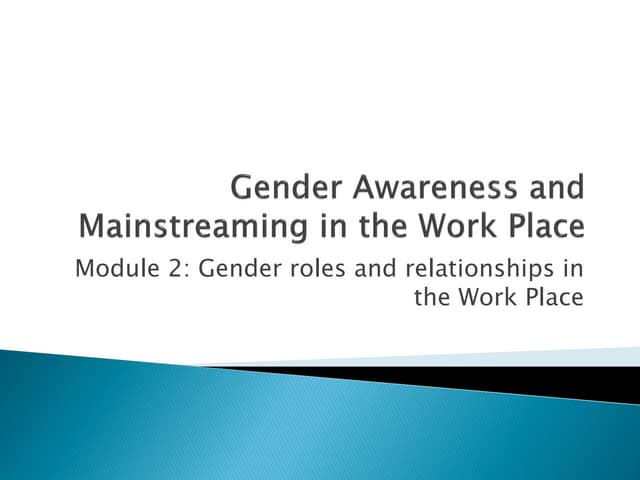 Social construction of gender | PPT