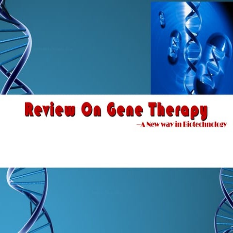 Gene therapy | PPT
