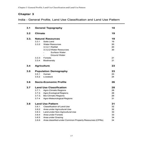 Genearal profile and land pattern india | PDF