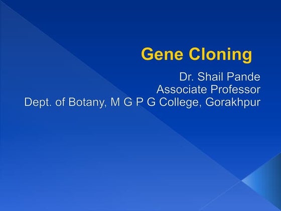 bacterial artificial chromosome & yeast artificial chromosome | PPT
