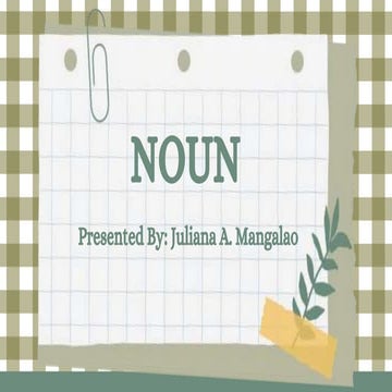 GenEd 1: NOUN(WEB-BASED LEARNING FOR MIDTERM) | PPT