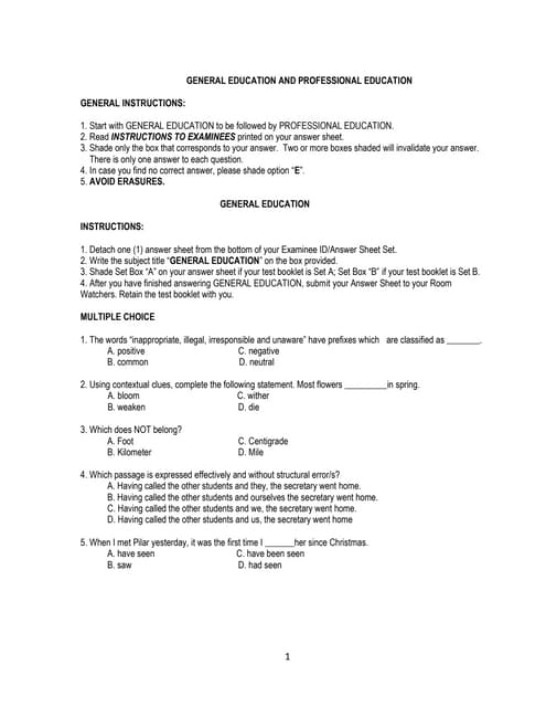 Nts gat general past papers (1) | PDF