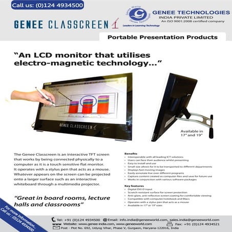 Genee classcreen | PDF