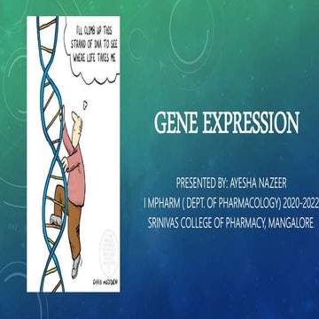 Gene expression | PPTX