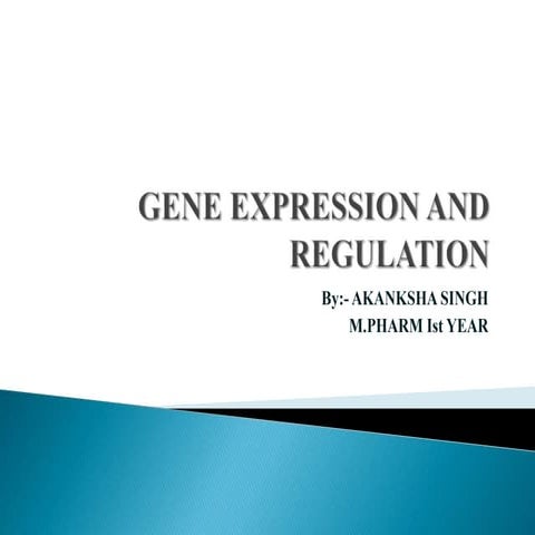 Regulation Of Gene Expression Ppt Regulation Of Transcription And