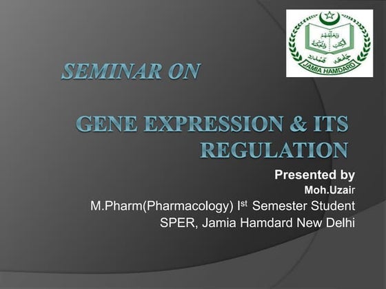 GENE EXPRESSION AND REGULATION.pptx