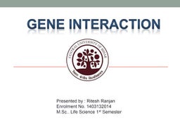 Genetics lecture 2 pw_2012 | PPT