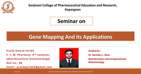 Gene mapping ppt | PPTX | Genealogy and Ancestry | Hobbies & Interests