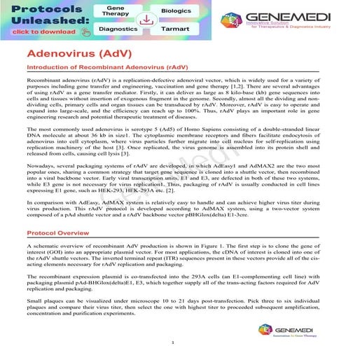 GeneMedi-AAV production protocol-packaging concentration and ...